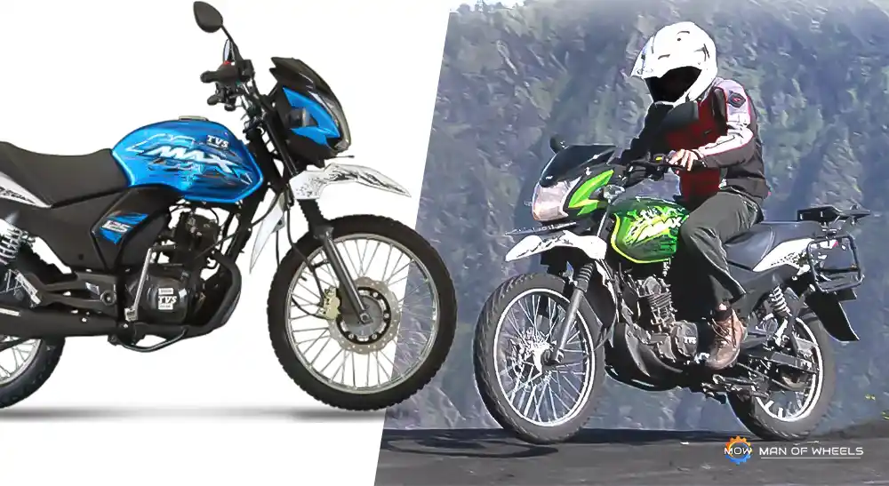 TVS Max Semi Trail : Motor Sport Gaya Petualang Jauh Lebih Murah dari ...